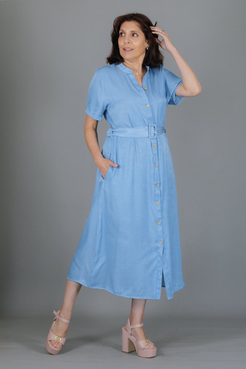 Vestido Camisero CLARA - Amanda Moda